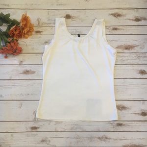new directions | Tops | New Direction Stretch White Basic Top | Poshmark